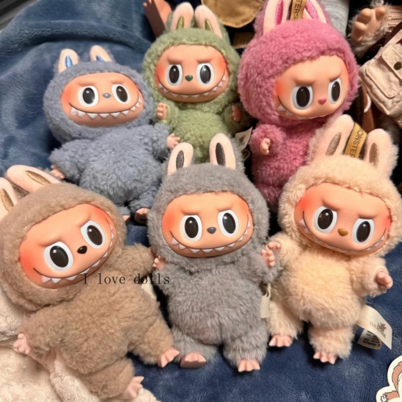 Popmart original Limited edition blind box Chestnut Coco Labubu Macaron ...