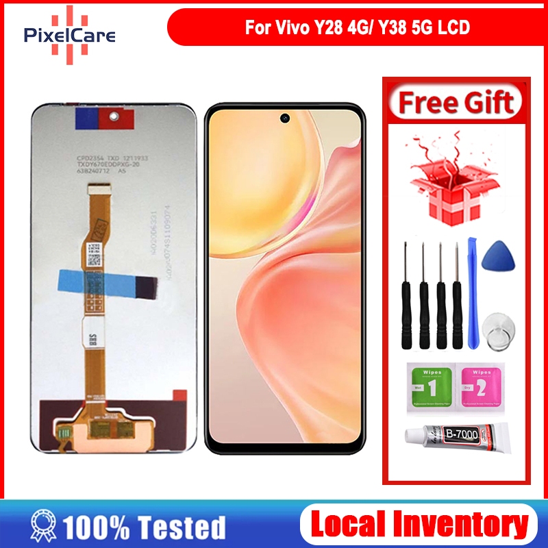 Pixelcare LCD For vivo Y28 4G/Y38 5G/Y19S LCD Display Touch Screen ...