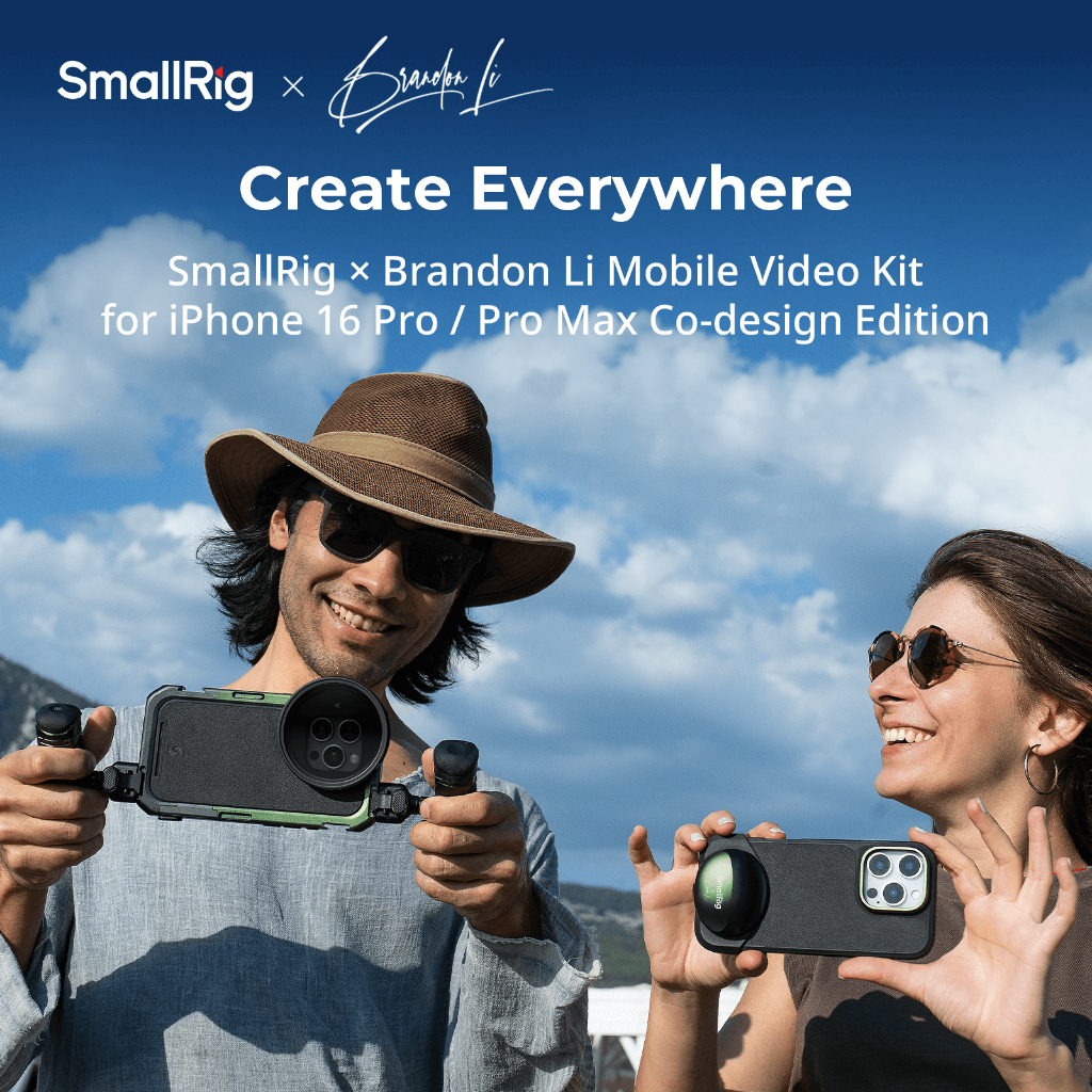 SmallRig x Brandon Li Mobile Video Kit for i-Phone 16 Pro/16 Pro Max Co ...