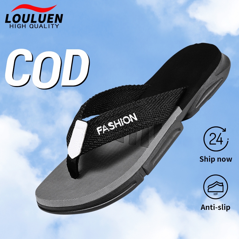 Slippers Flip flops slides slip on Slippers for men Rubber Walk and ...