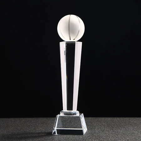 BASKETBALL GLASS TROPHY(SET OF 3 PIECES)(HEIGHT24cm/26cm/29cm) | Shopee ...