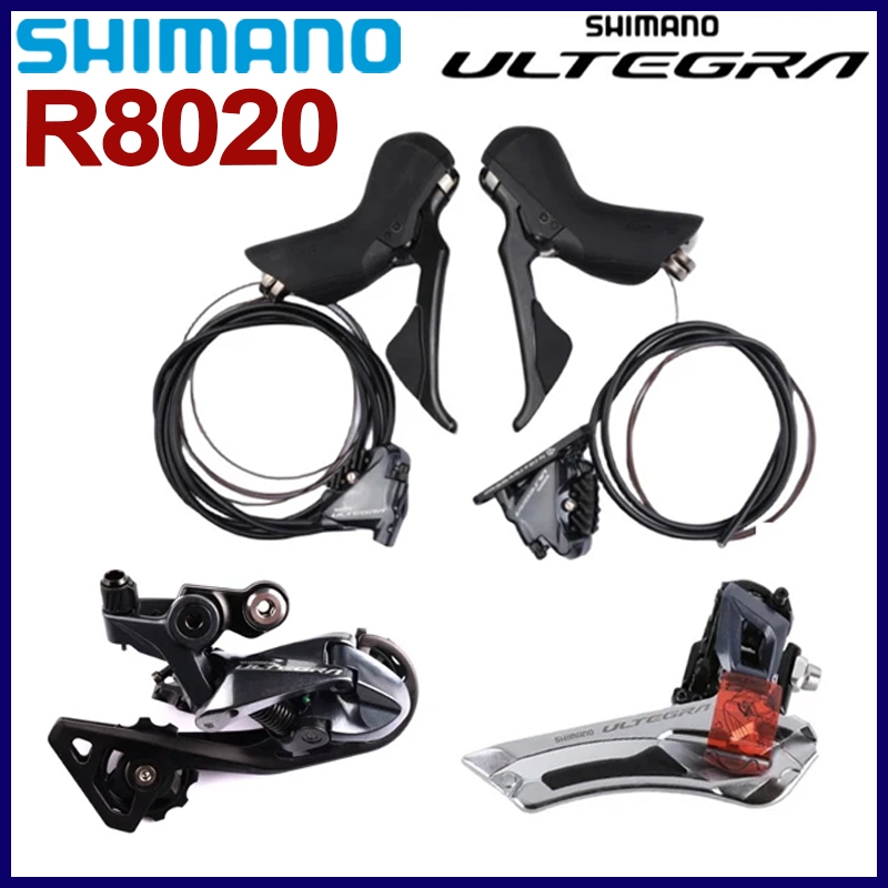 SHIMANO Ultegra R8020 Groupset R8000 Hydraulic Disc Brake For Road Bike Shifter Brake Front Rear ...