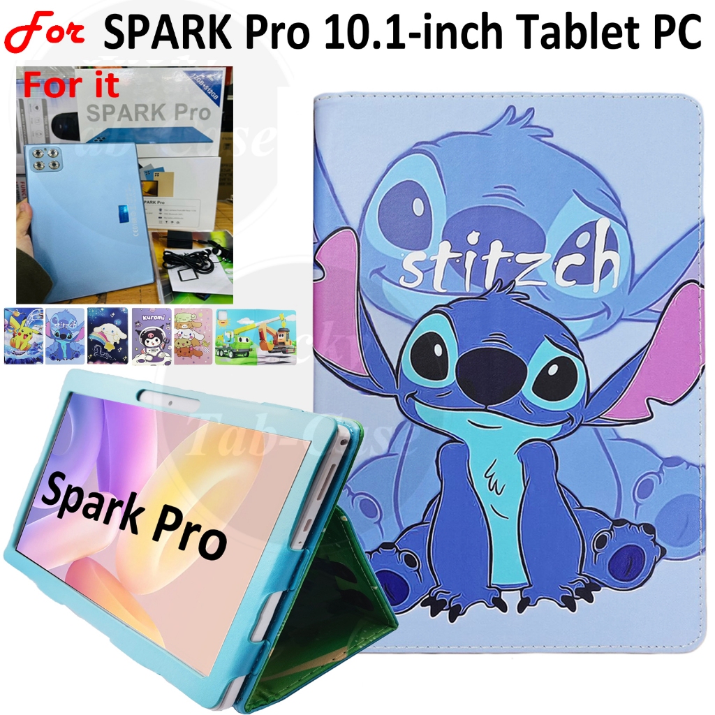 For Tab SPARK Pro 10.1" inches Lighter Thinner PU Leather Case Magnetic ...