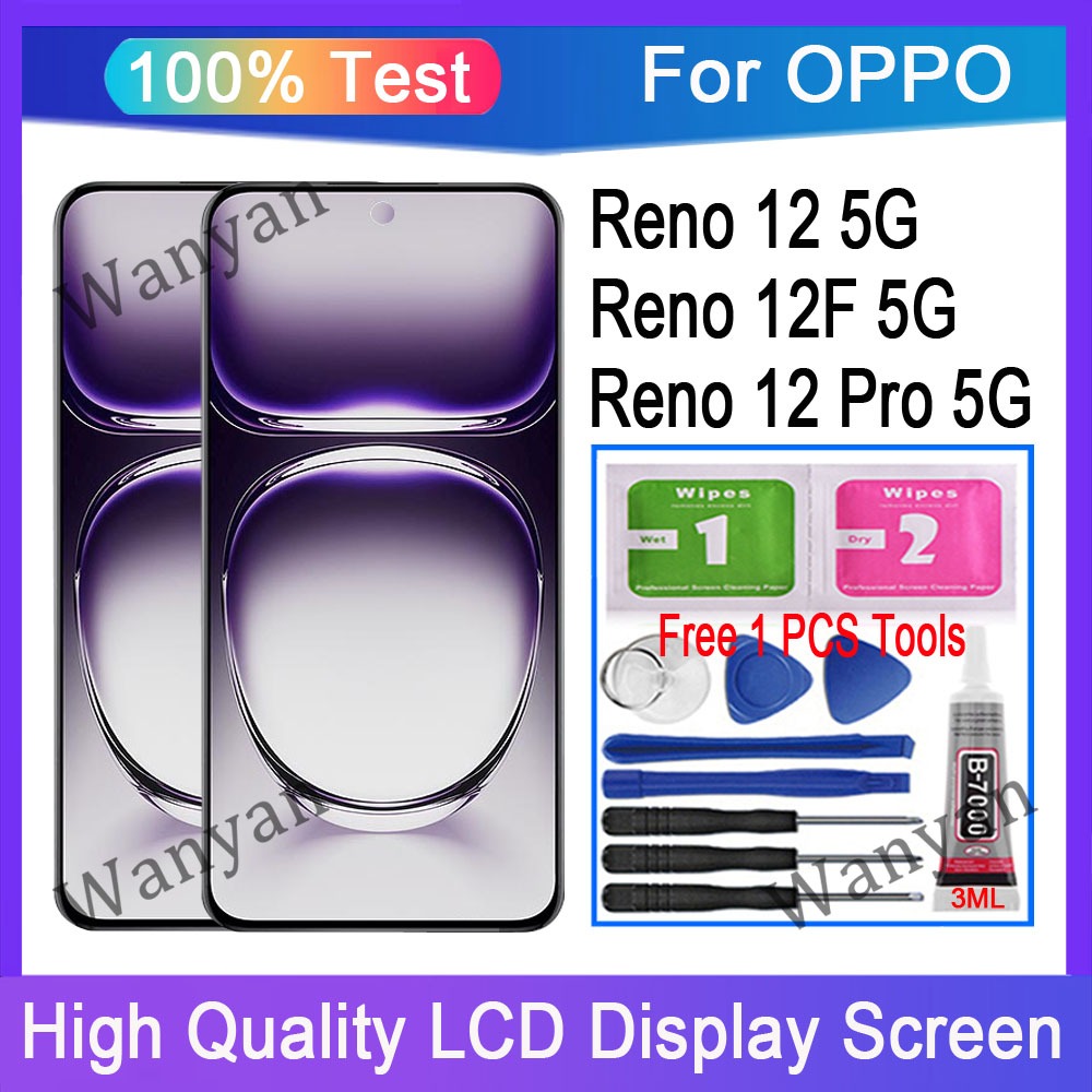 OEM For AMOLED OPPO Reno 12 Reno 12 Pro Reno 12F 4G 5G LCD Display ...