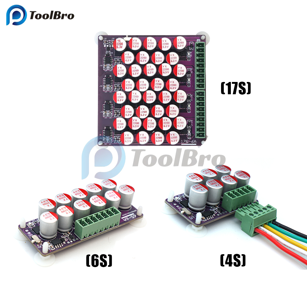 1.2A 3A 6A Balance Li-ion LiFePo4 LTO Lithium Battery Active Equalizer Balancer Board Capacitor ...