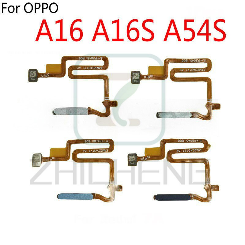 Finger Print fingerprint Sensor Flex Power button flex For Oppo A16 ...