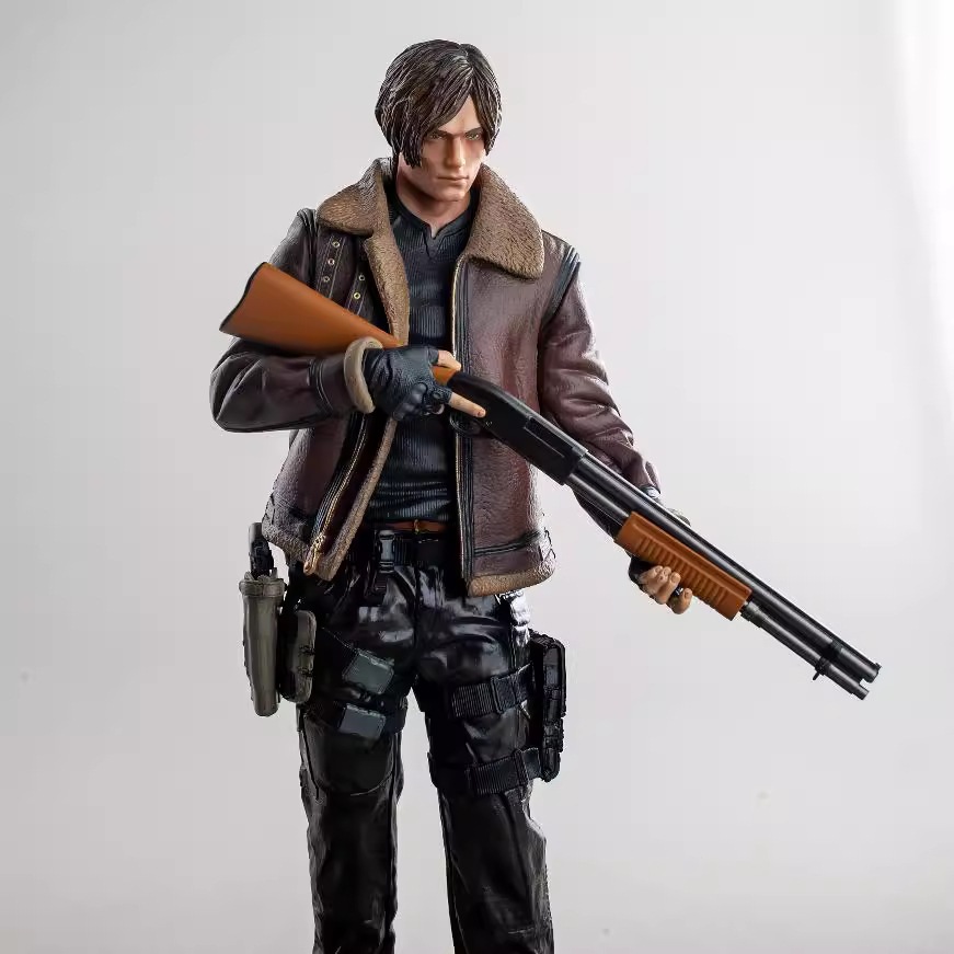 33CM Resident Evil Leon Scott Kennedy Action Figure PVC Toys Status ...
