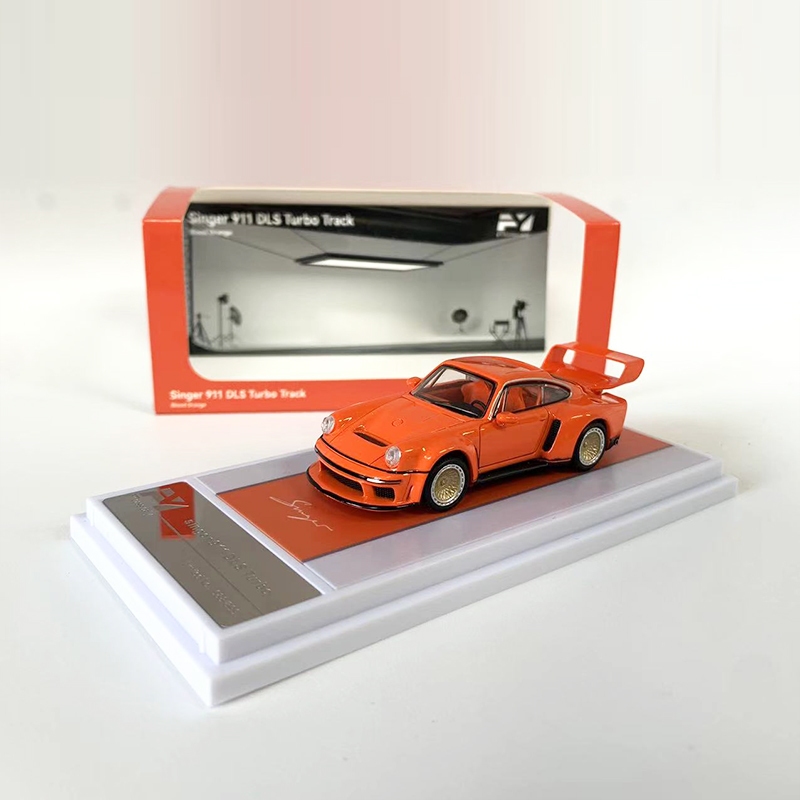 Finclassically 1:64 Model Car Porsche Singer DLS Turbo Alloy Die-Cast ...