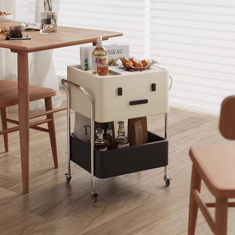 Mobile Trolley Rack Bedroom Bedside Table Living Room Side Table Sofa ...