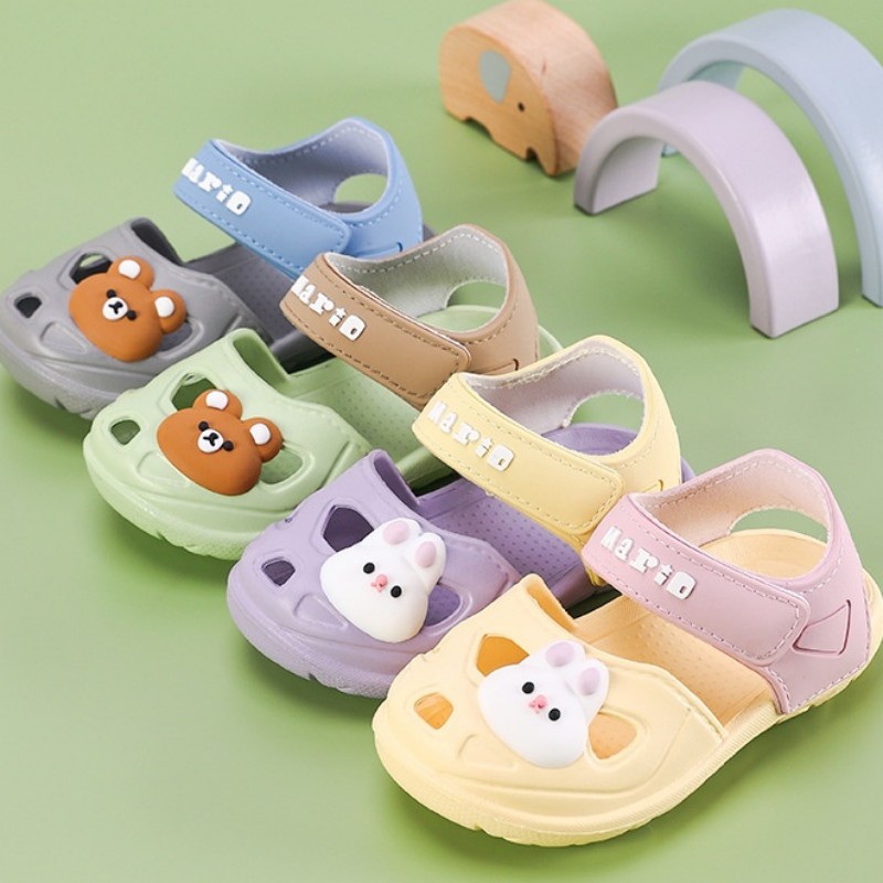 Cheerful Mario Baby slippers Boys summer small children sandals girls ...