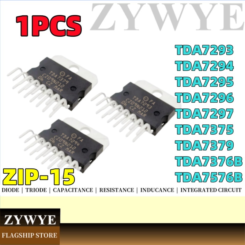 1pcs TDA7293 TDA7293V TDA7294 TDA7295 TDA7296 TDA7297 TDA7375 TDA7379 TDA7376B TDA7576B 15 Pin ...