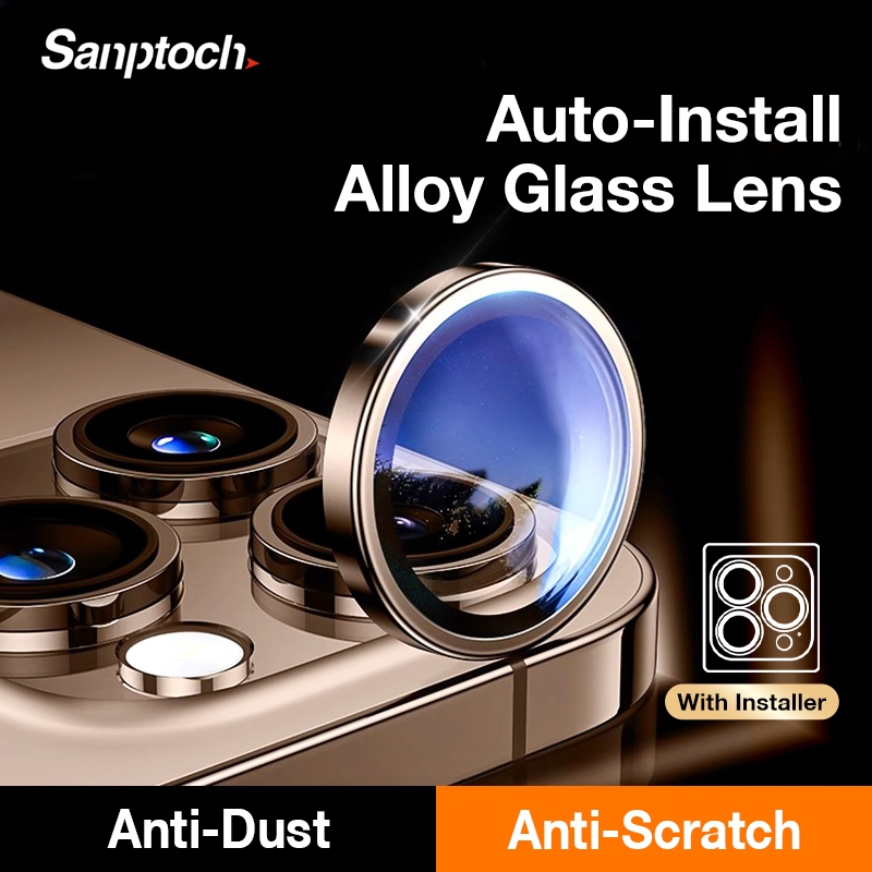 【1 Set】Sanptoch Dustproof Alloy Glass Lens Protection For iPhone 16 ...