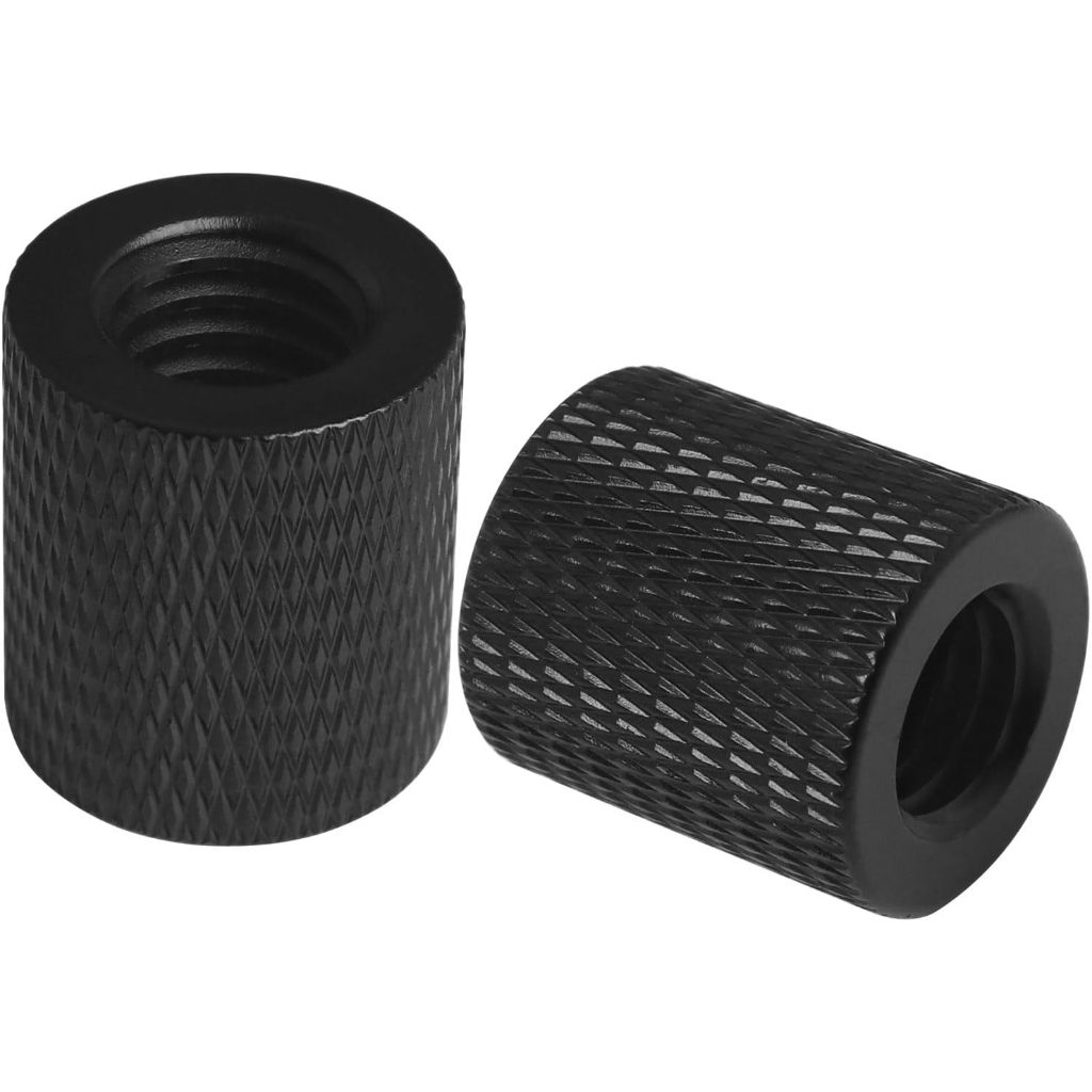 Tripod Nut Barrel Connection Nut with 3/8 inch Thread Hole Double ...
