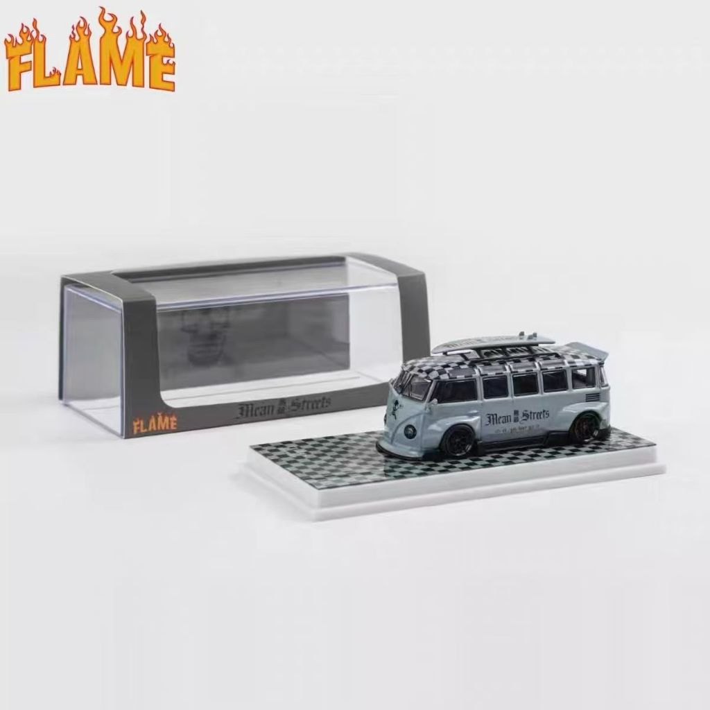 Flame 1/64 Volkswagen VW T1 Type1 Bus RWB Model Car-"Mean Streets" Version | Shopee Philippines