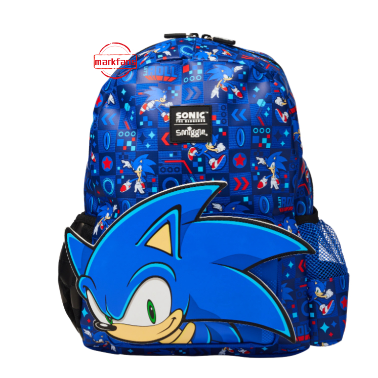 Smiggle Sonic The Hedgehog Junior Hoodie Backpack | Shopee Philippines