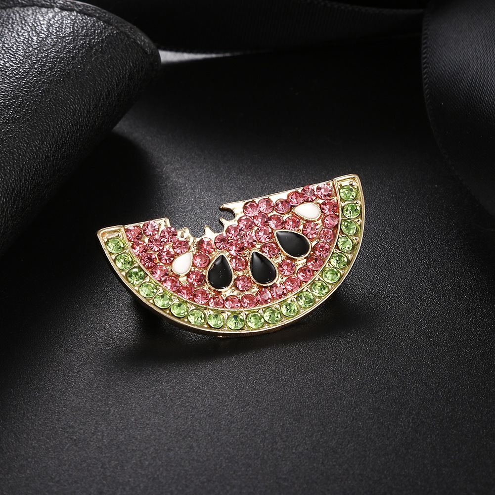 Cute Pins Fruit Shaped watermelon Brooch Pin for Summer Birthday Lapel ...