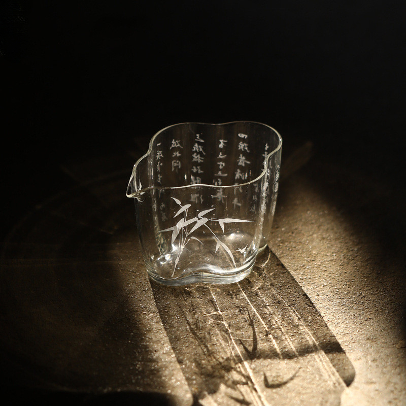 Tea Set Tea Cup Glass Fair Cup Cloud Dispenser Single Thickened Tea Sea ...