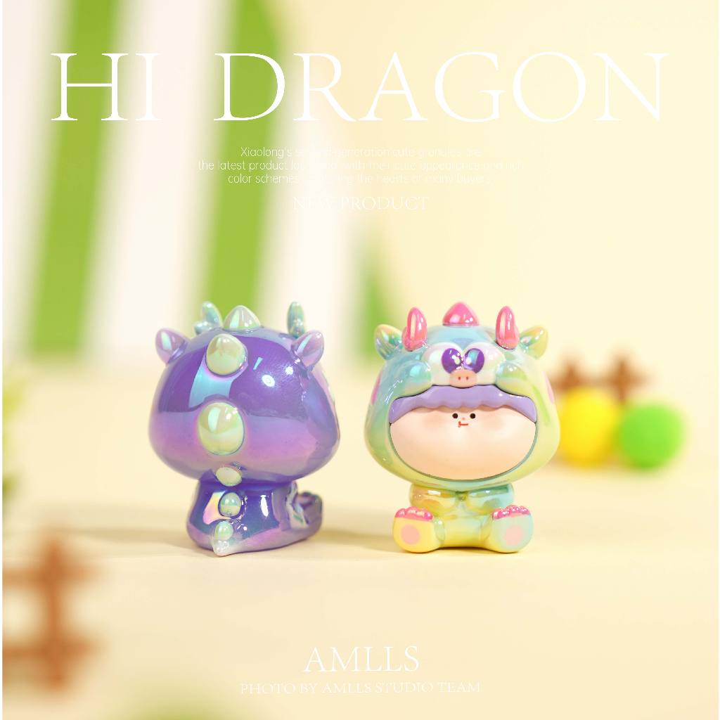 Amlls Official Original Dragon Second Generation Trendy Mystery Box ...