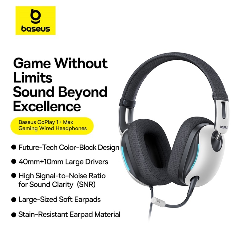 Baseus GoPlay 1+ Max Gaming Wired Headphones | Shopee Philippines