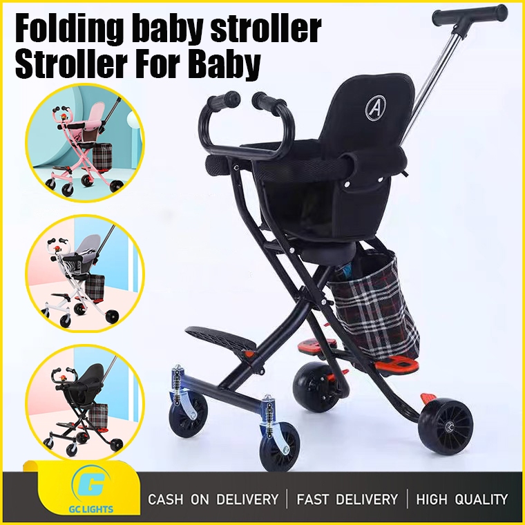 GC Stroller For Baby Lightweight Foldable Two Way Stroller For Kids ...