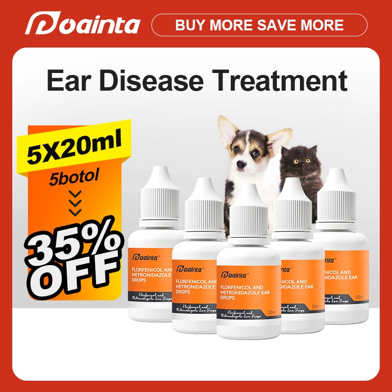 [Buy More Save More]PUAINTA Cat Dog Ear Drop For Infection Otitis Ear ...