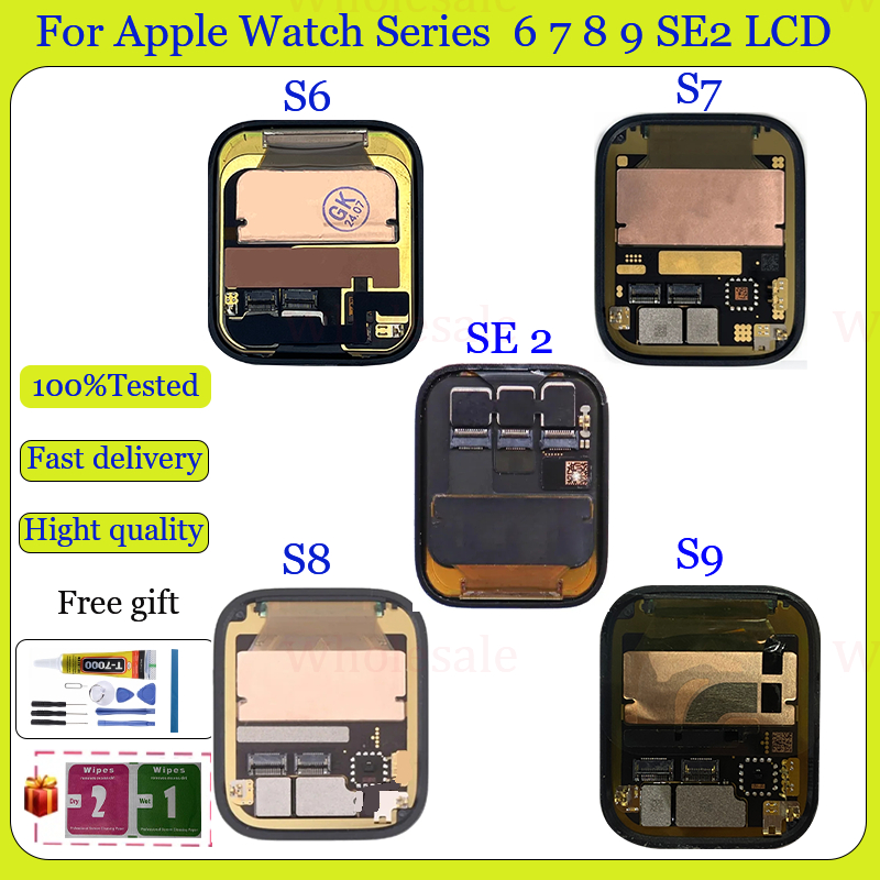 LCD Display For Apple Watch Series 6 7 8 9 SE2 LCD Replacement Touch ...