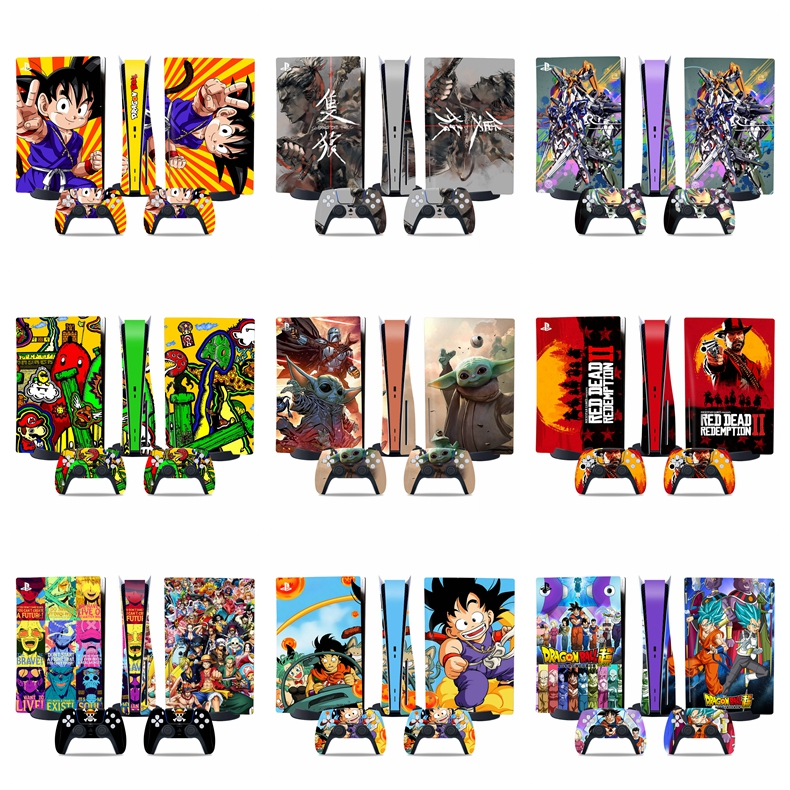 50 Colors Sony Playstation 5 Console Skin and PS5 Controller Skins Set ...