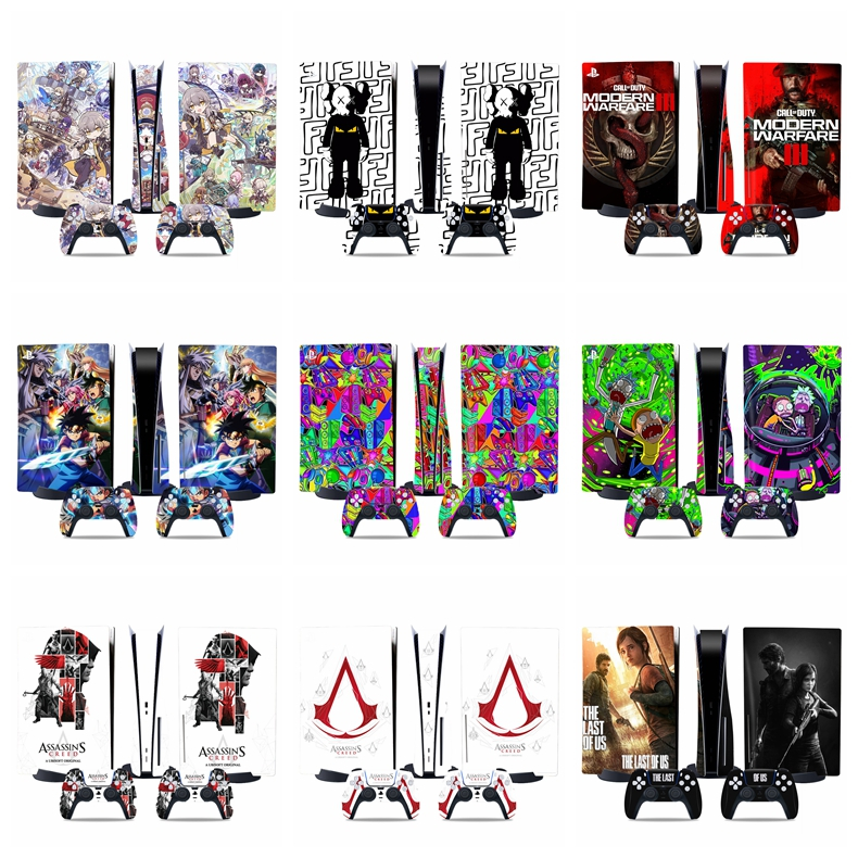 24 Colors Sony Playstation 5 Console Skin and PS5 Controller Skins Set ...