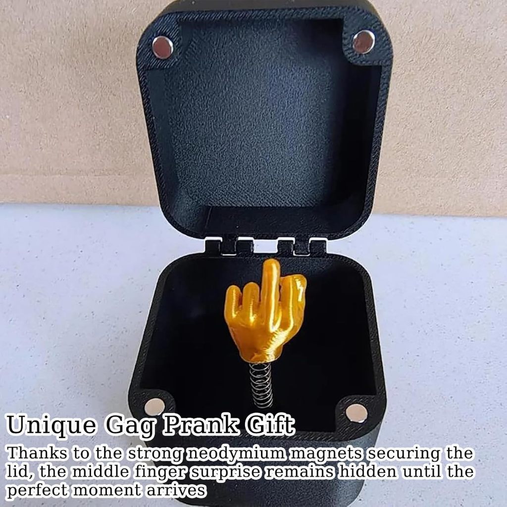 Middle Finger in A Box, Middle Finger Surprise Gift Box, Annoying Gift ...