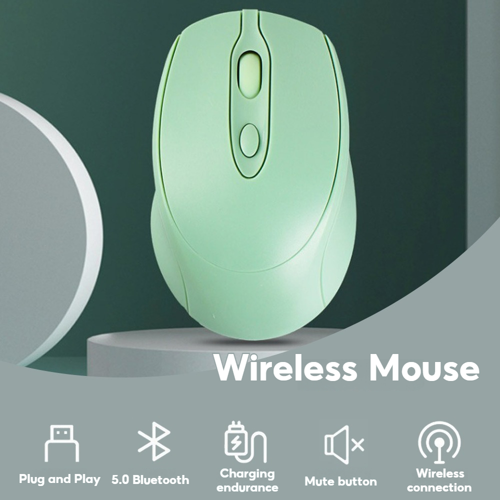 Dual Mode Bluetooth 2.4G Wireless Mouse Wireless Silent Type-C Fast ...