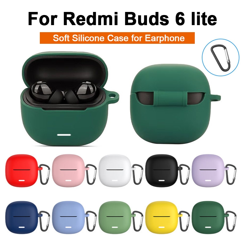 Soft Silicone Case for Redmi Buds 6 lite/Buds 6 Pro Protective Cover ...