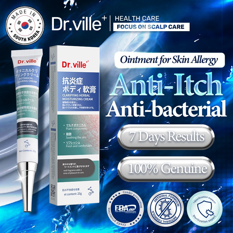 Buy 1 take 1 Dr.ville Ointment for Skin Allergy Psoriasis Cream ...