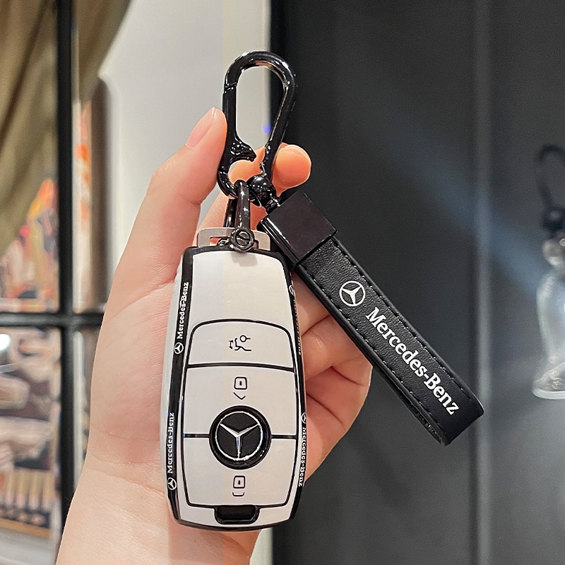 Mercedes Benz Chrome TPU Car Key Cover GLA GLC C180L GLC200 C260L C200L ...