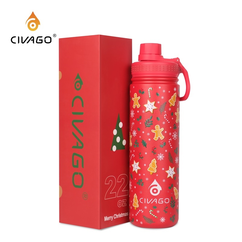 CIVAGO Christmas limited edition Stainless Steel Coffee Mug Vacuum ...