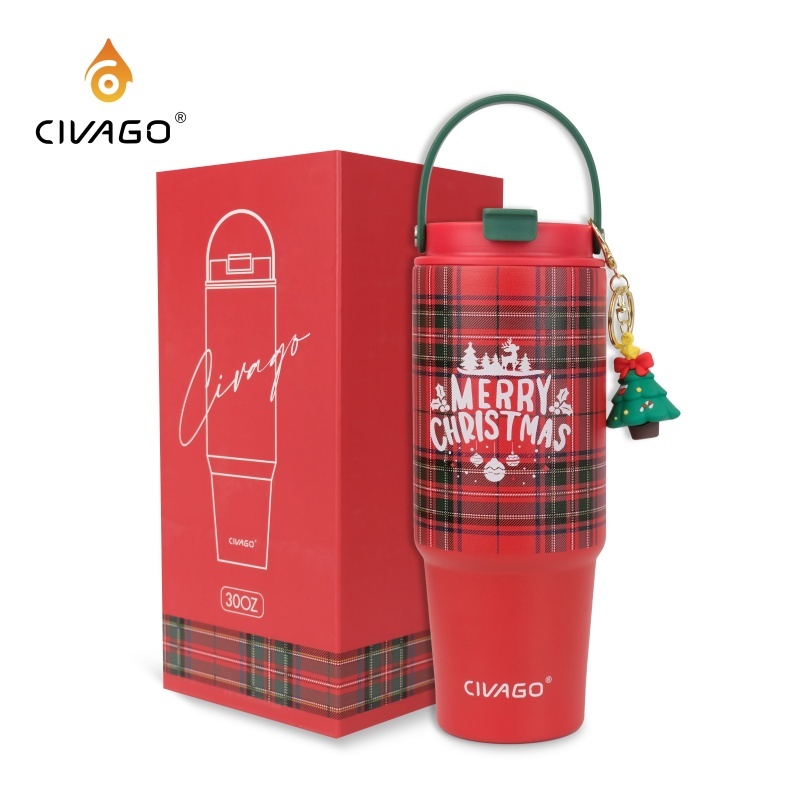CIVAGO Christmas limited edition Stainless Steel Coffee Mug Vacuum ...