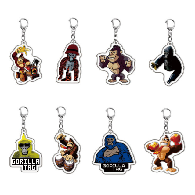 Animation Game Merchandise Gorilla Tag Monke Acrylic Keychain Pendant ...