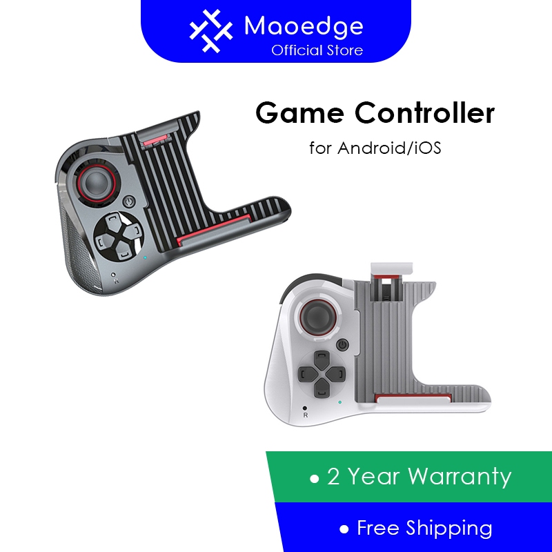 Maoedge One Handed Retractable Wireless Game Controller Bluetooth Phone ...