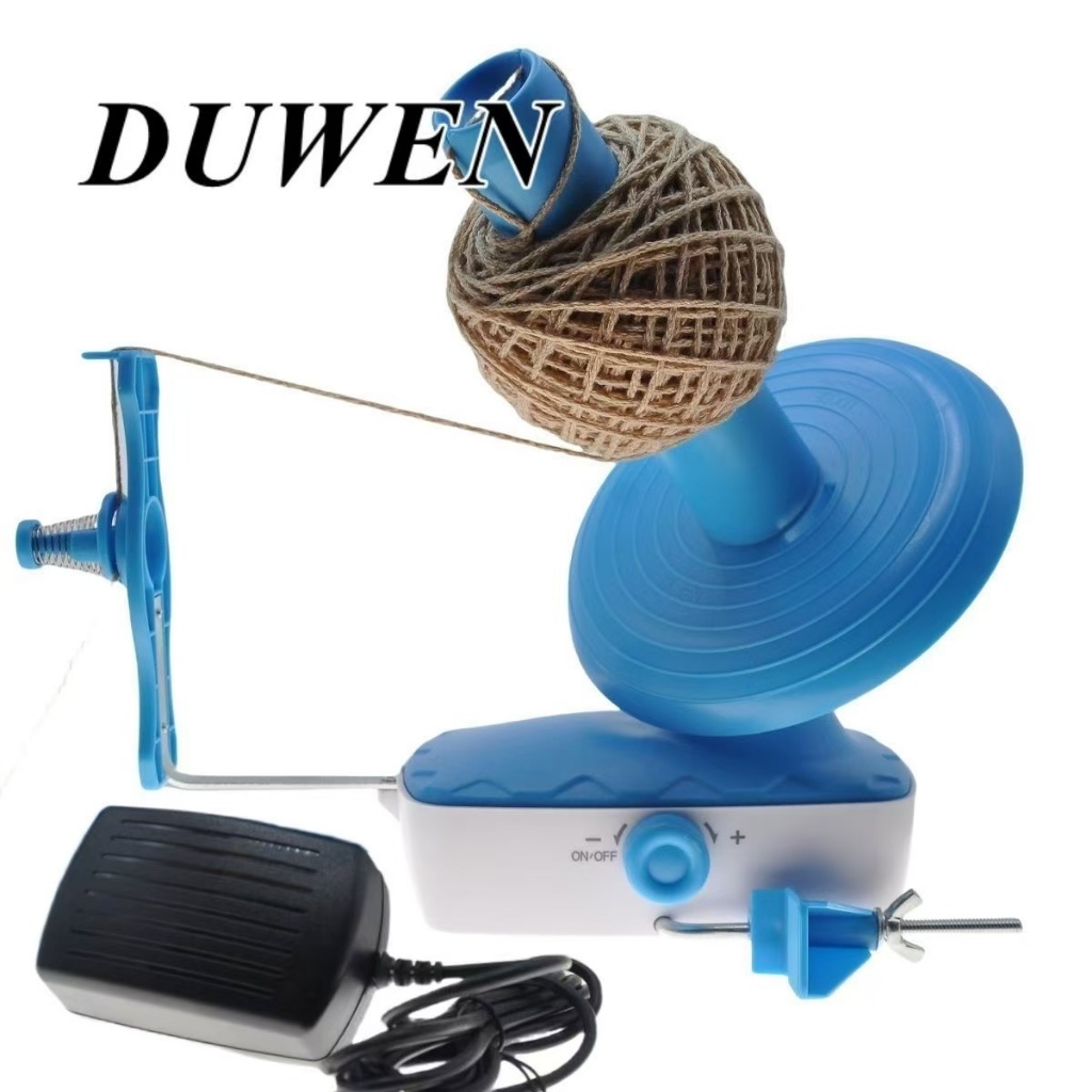 DUWEN Electric Large Yarn Winder Swift Yarn Fiber String Ball Winder ...