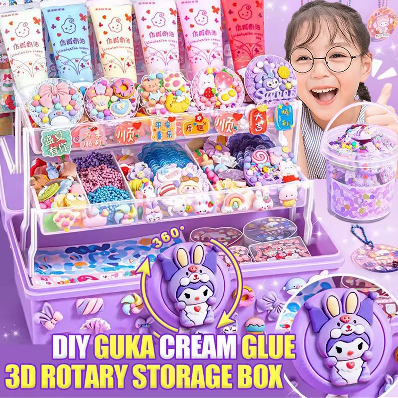 Goocard Sanrio Guka Cartoon Material Package Sticker for Kids DIY ...