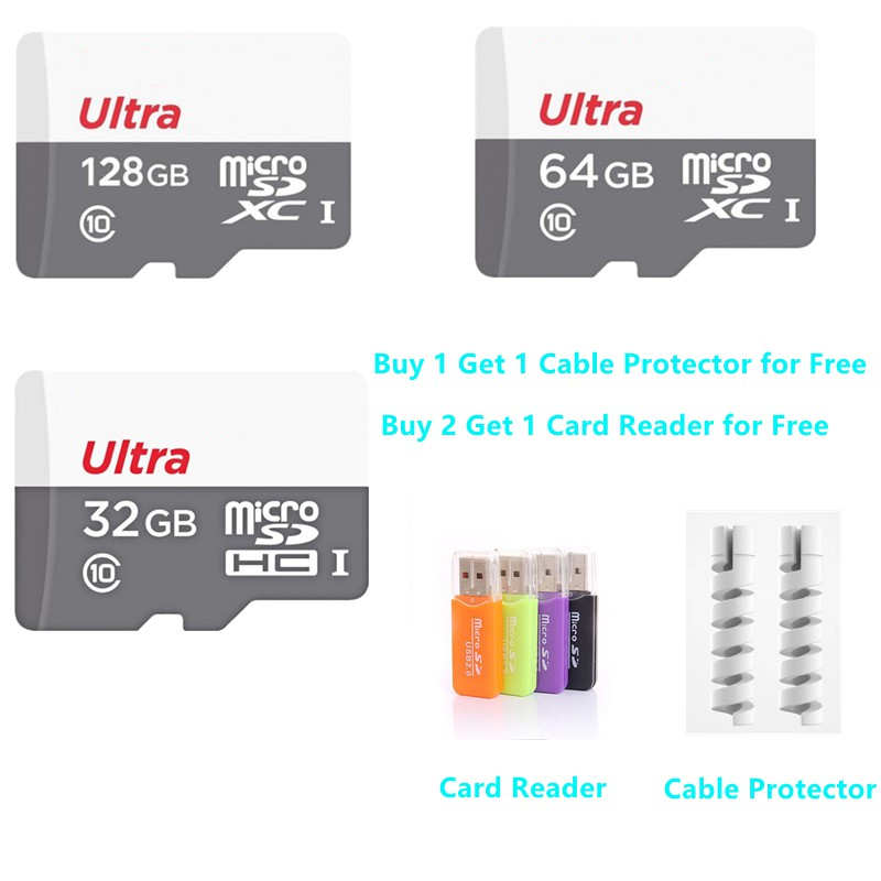 TF Card 32GB 64GB 128GB Memory Card Ultra Micro XC A1 UHS-I C10 Card ...