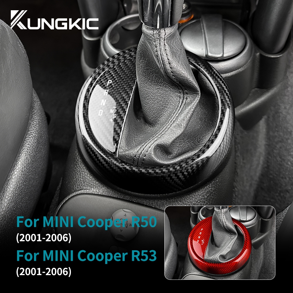 KUNGKIC Real Dry Carbon Fiber For MINI Cooper R50 R53 2001-2006 Auto ...