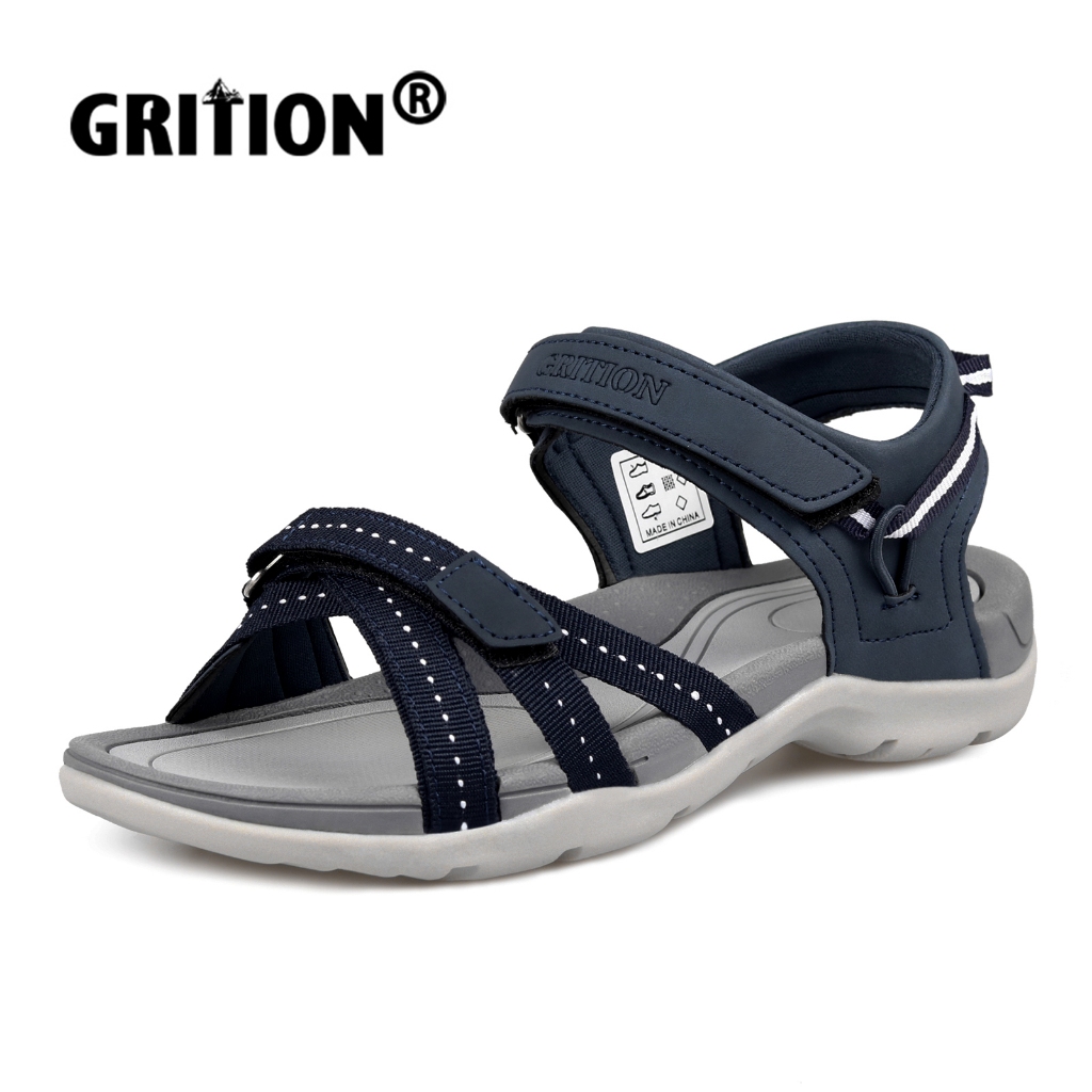 GRITION Womens Sandals Outdoor Trekking Beach Summer Shoes Breathable ...