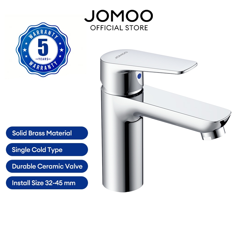 JOMOO Single Cold Basin Water Tap 76029 with Spatter-proof Bubbler ...