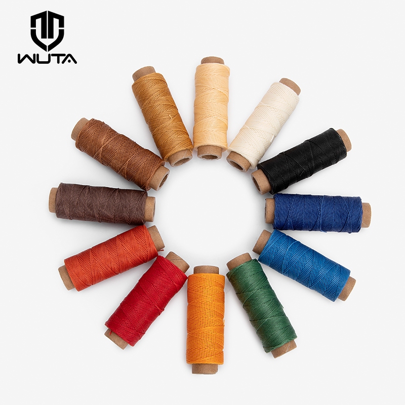 WUTA Leather Waxed Thread Round Polyester Sewing Threads Leather Craft ...