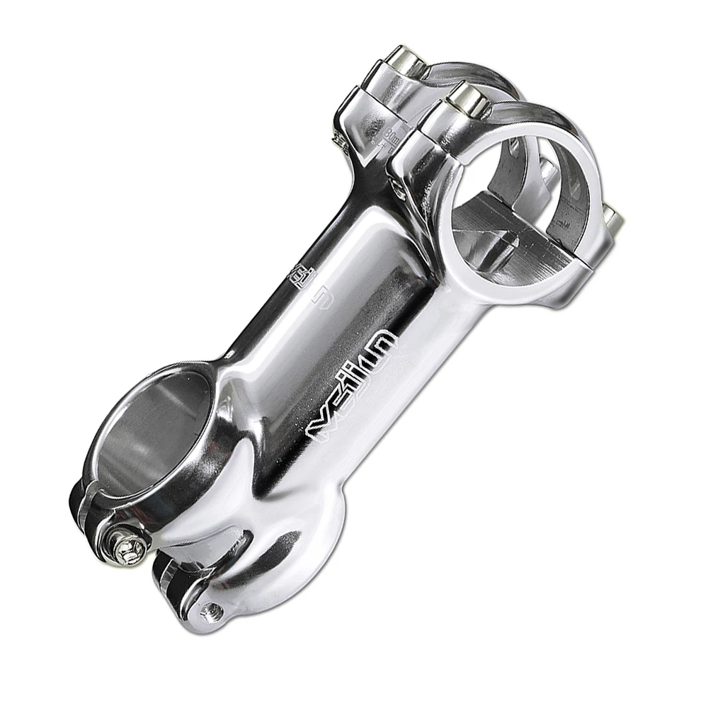 Touring Bike Stem Aluminum Alloy Silver Polished Stem 31.8*60/80mm ...
