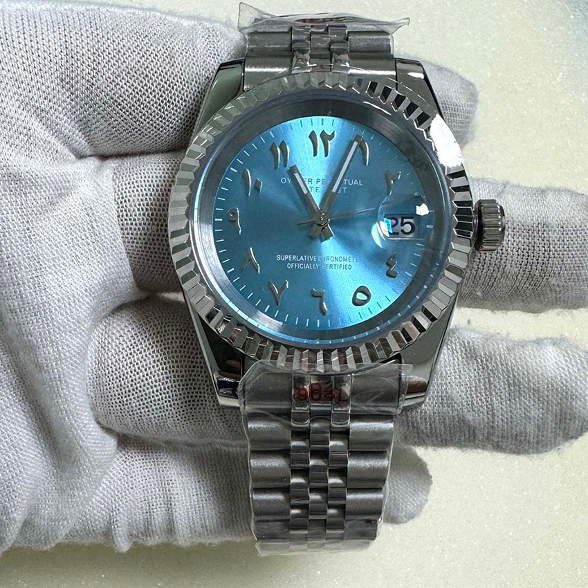 36/39MM Dog-tooth Watch Stainless Steel Case Sapphire Glass Modified ...