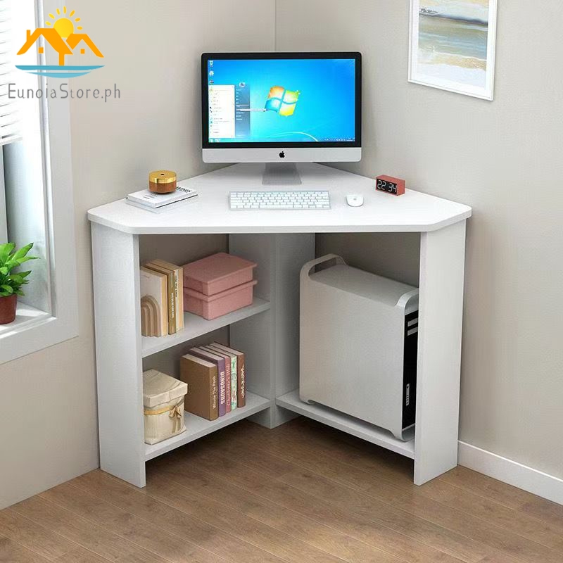 Triangle Study Desk Corner Writing Desk Corner Corner Computer Desk ...