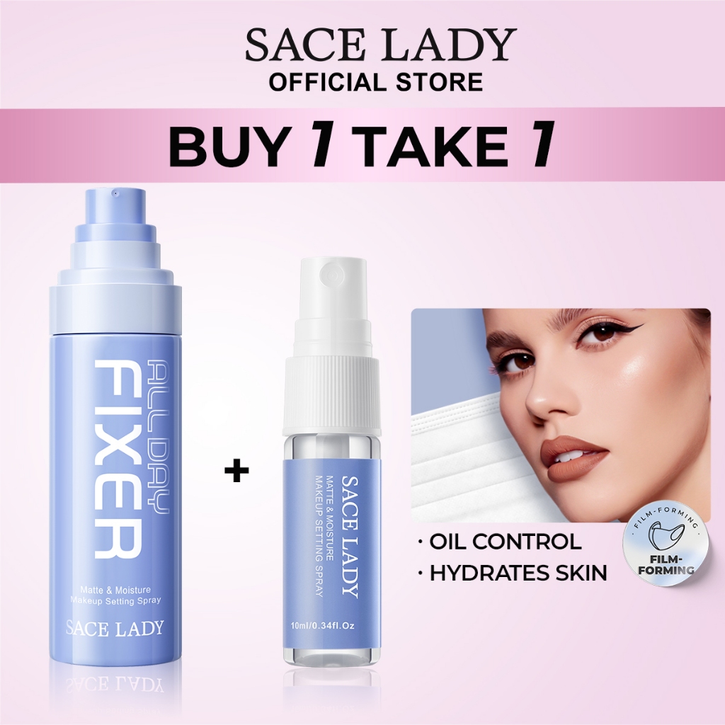 SACE LADY Makeup Setting Spray Long Lasting Oil Control Matte Tone Up ...