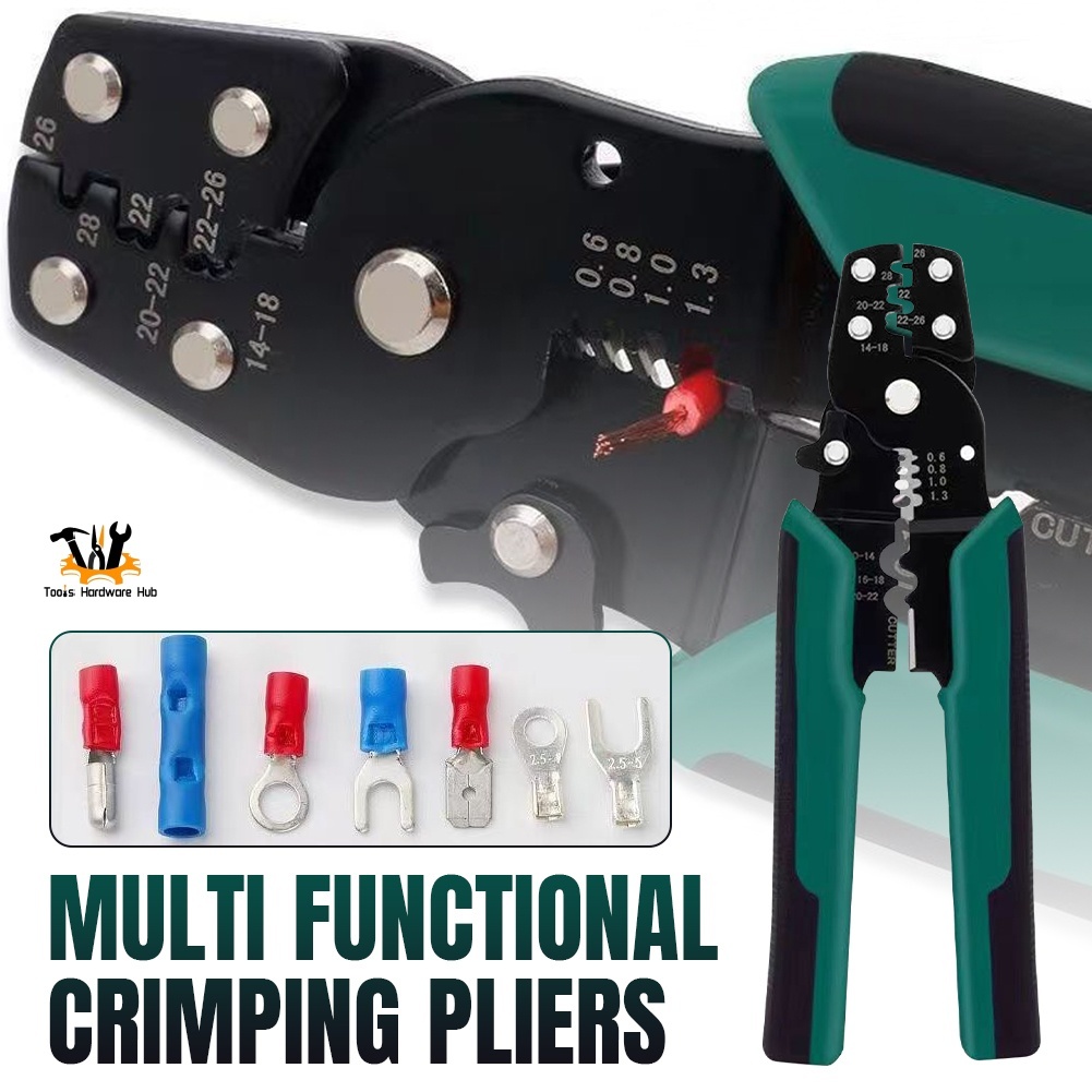 13IN1 Wire Crimper Multi Function Tools Crimping Stripper Cutting Tools ...
