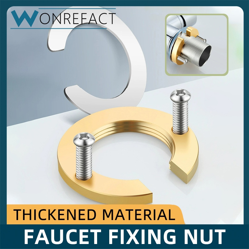 Brass/Stainless steel Faucet Fixing Accessories Faucet Lock Nut ...